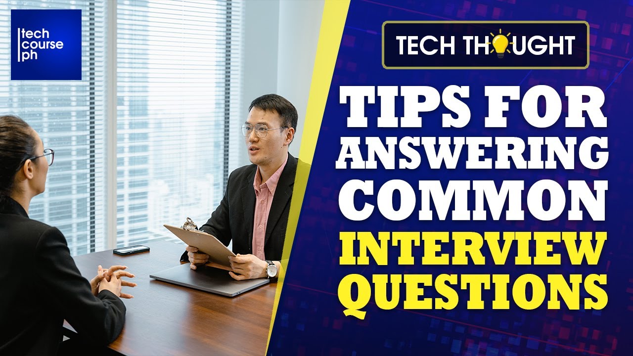 Tips For Answering Common Interview Questions - YouTube