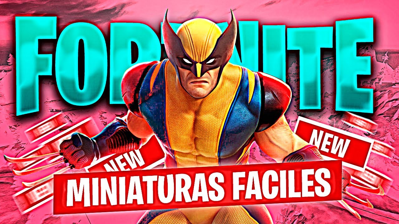 COMO Hacer MINIATURAS De FORTNITE Temporada 4 CAPITULO 2 🔥 MINIATURA ...