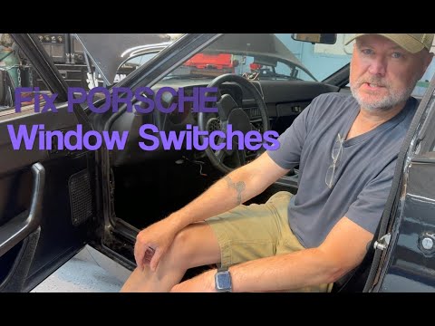Porsche Window Switch - Easy Fix - YouTube
