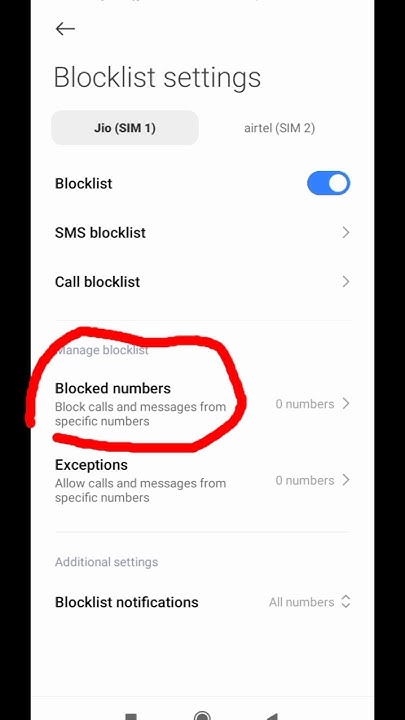 how to check block list / block list setting #tech #technology #realme #phone #blocklist #viral ...
