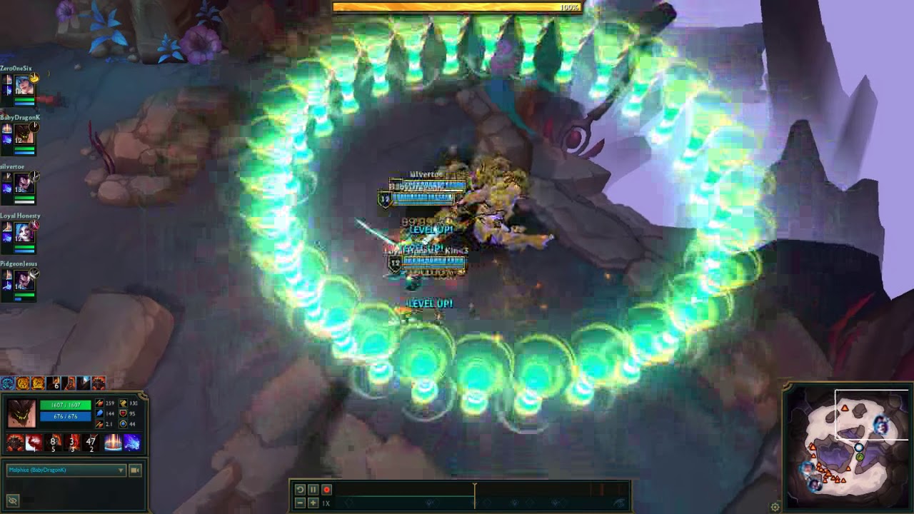 beautiful malphite ult in Odyssey - YouTube