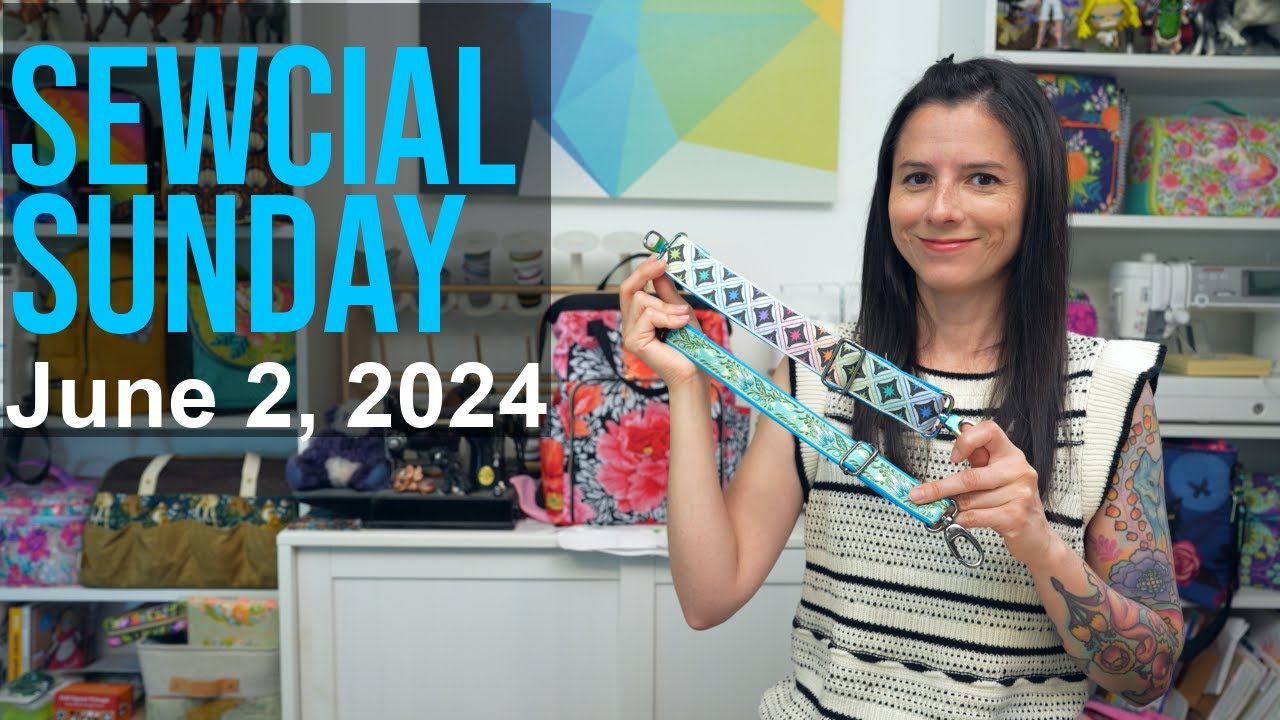Sewcial Sunday - Bag Lab - How to Make a Ribbon Bag Strap - YouTube