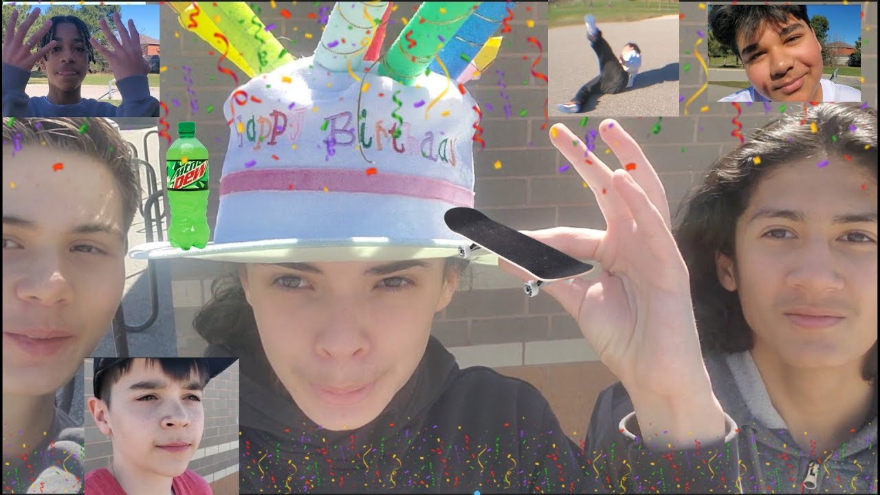 birthday skate sesh! - YouTube