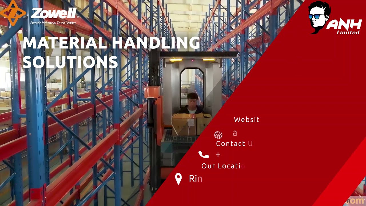 Zowell 1 6 Ton Magnetic Guidance Man Up Electric Swing Reach Truck ...