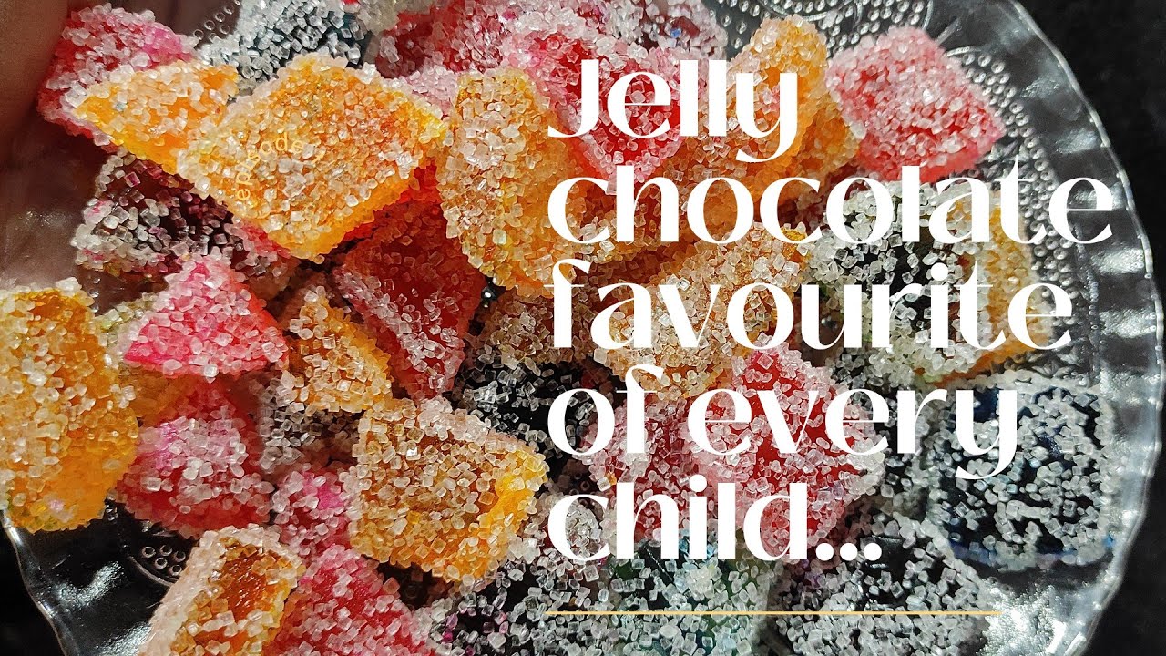 YUMMY JELLY CHOCOLATE...VERY SIMPLE TO PREPARE AT HOME...JUST 2 ...