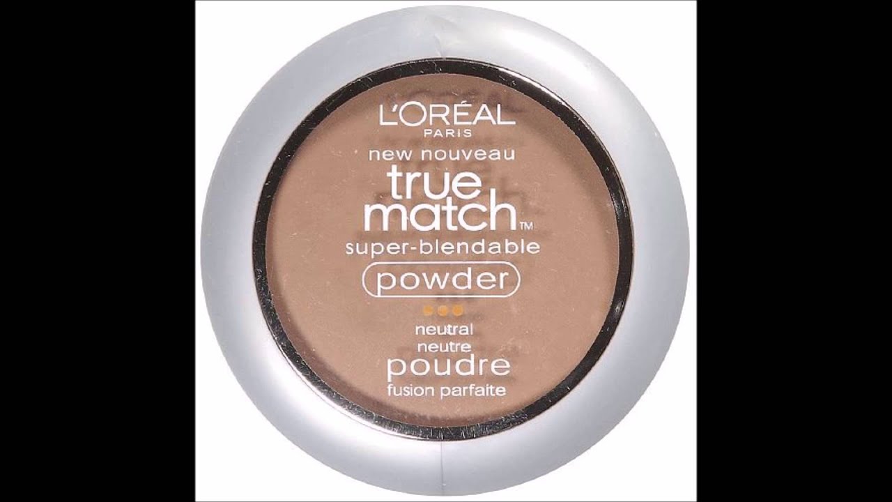 L'Oreal Paris True Match Super Blendable Powder, Cappuccino N8 - YouTube