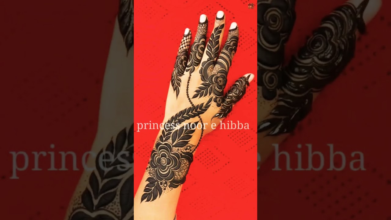 Create Best Mehndi Design || Mehndi Design By Princess Noor e Hiba # ...