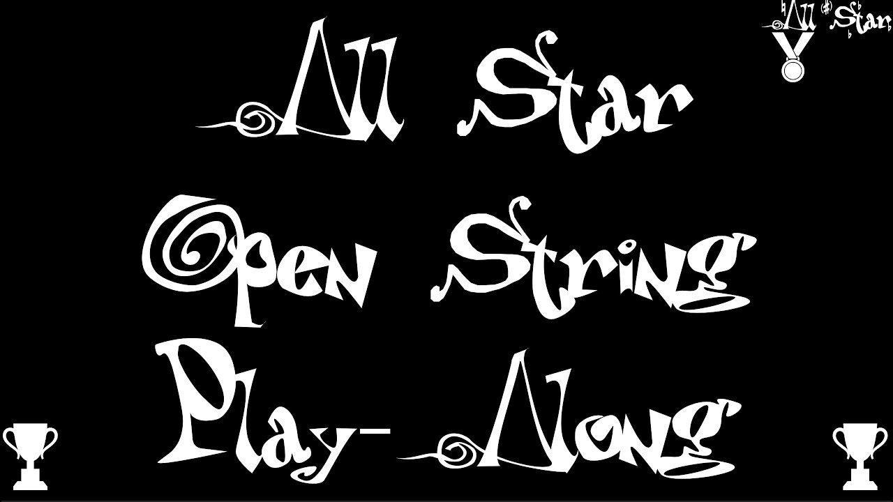 All Star Open String play-along for Beginning Strings - YouTube