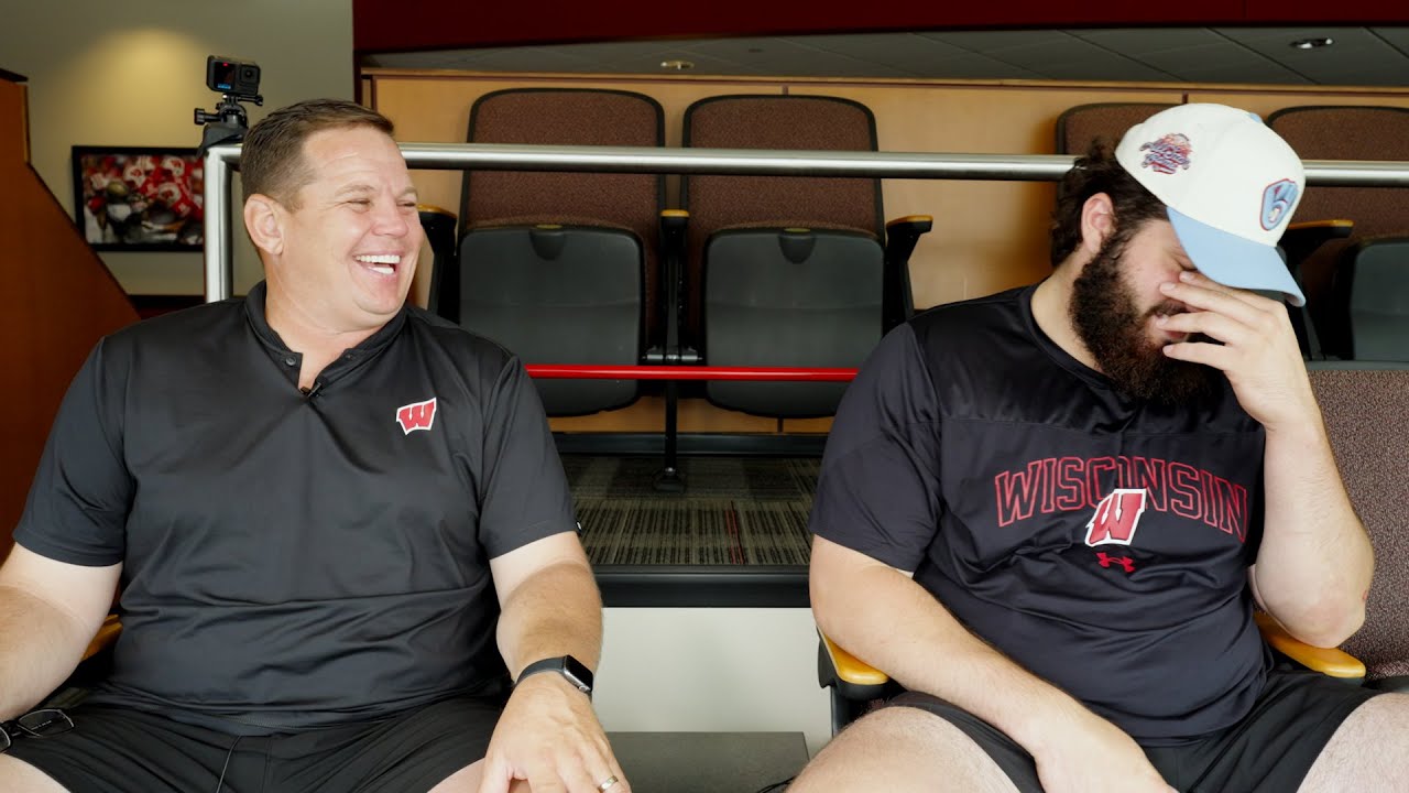 Wisconsin Football: Camp Conversation with Joe Brunner and AJ Blazek ...