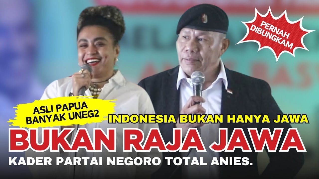 🔴 Indonesia Bukan Hanya Jawa, Uneg-uneg Asli Papua Bangsa Carut Marut ...