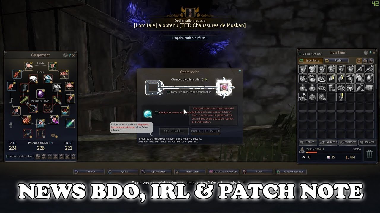 News BDO, IRL & Patch Note - YouTube