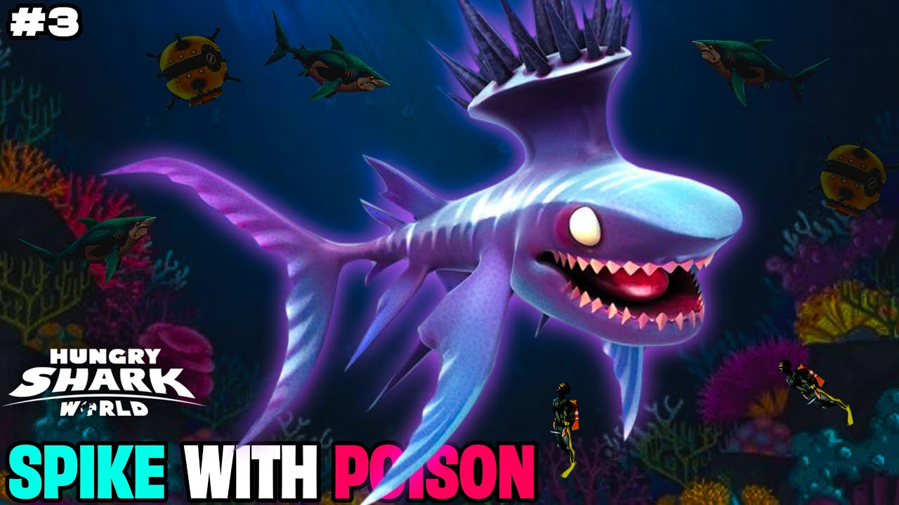 Poisonous Shark | Hungry shark world part-03 - YouTube