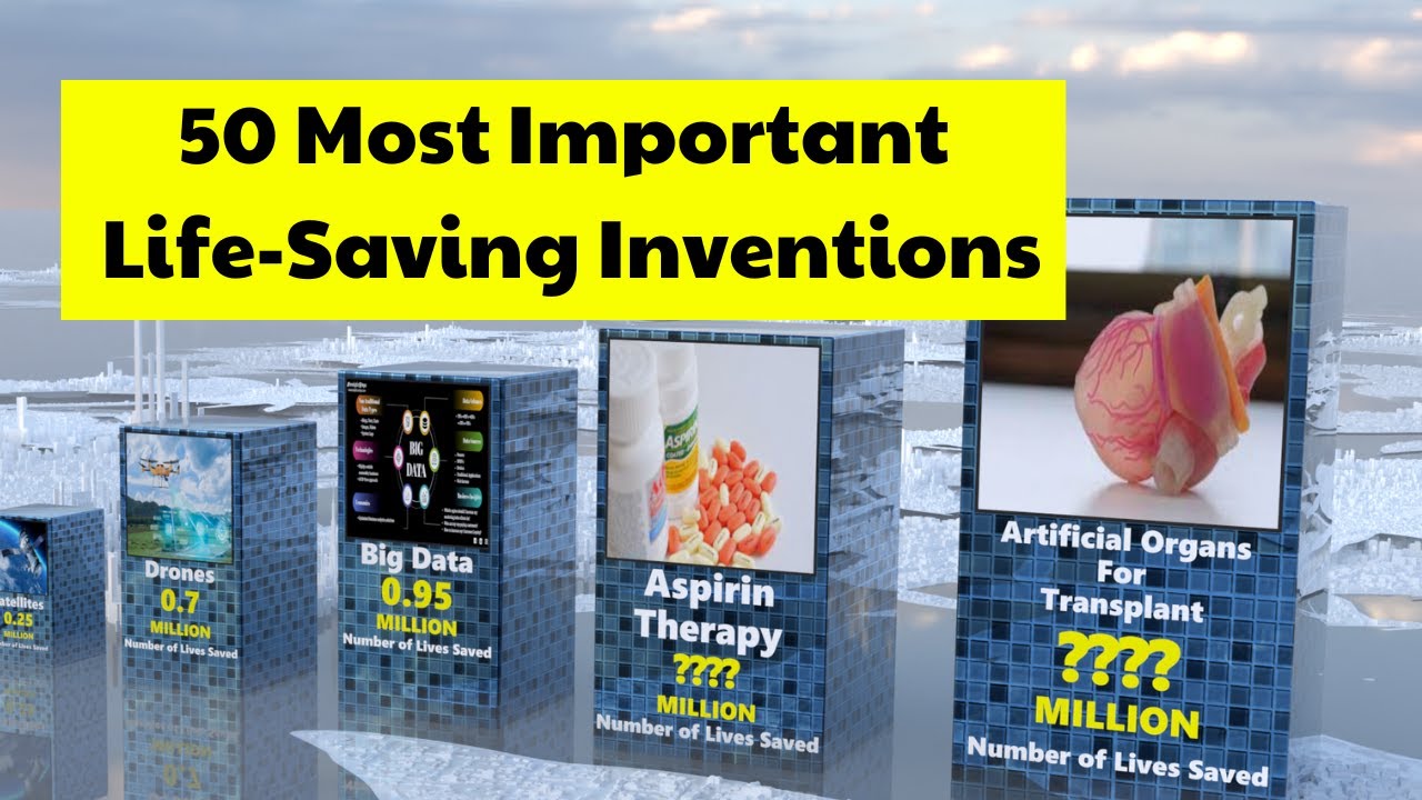 50 Most Important Life-Saving Inventions in History | 3D comparison ...