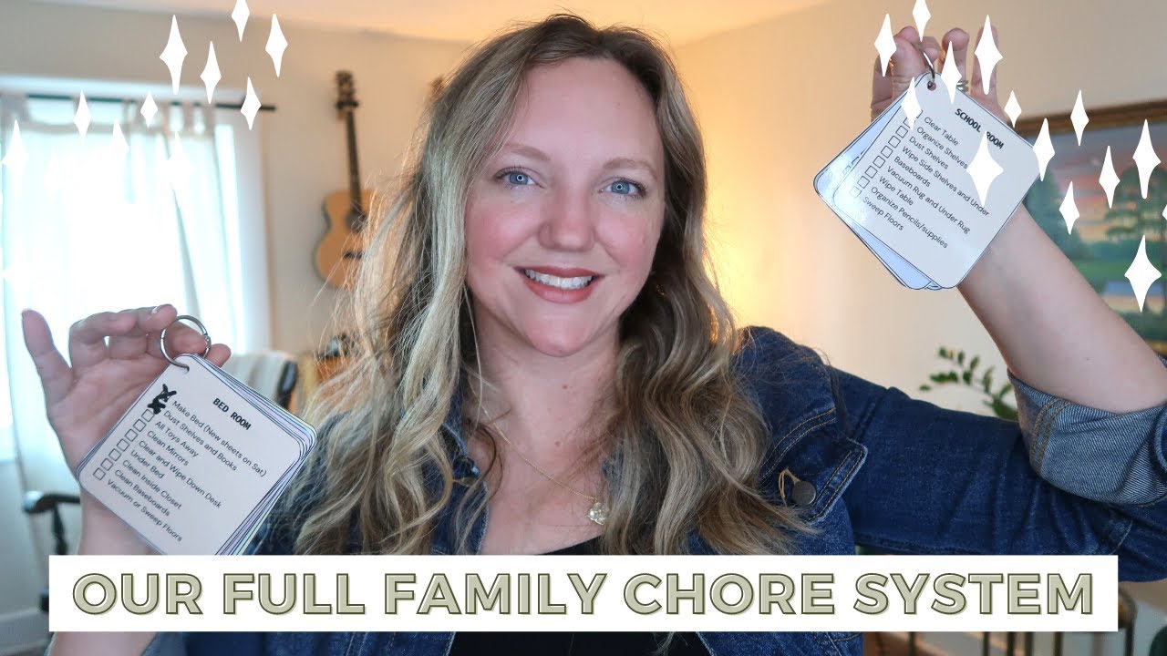 OUR FULL FAMILY CHORE SYSTEM || TODDLERS,TEENS, & ADULTS - YouTube