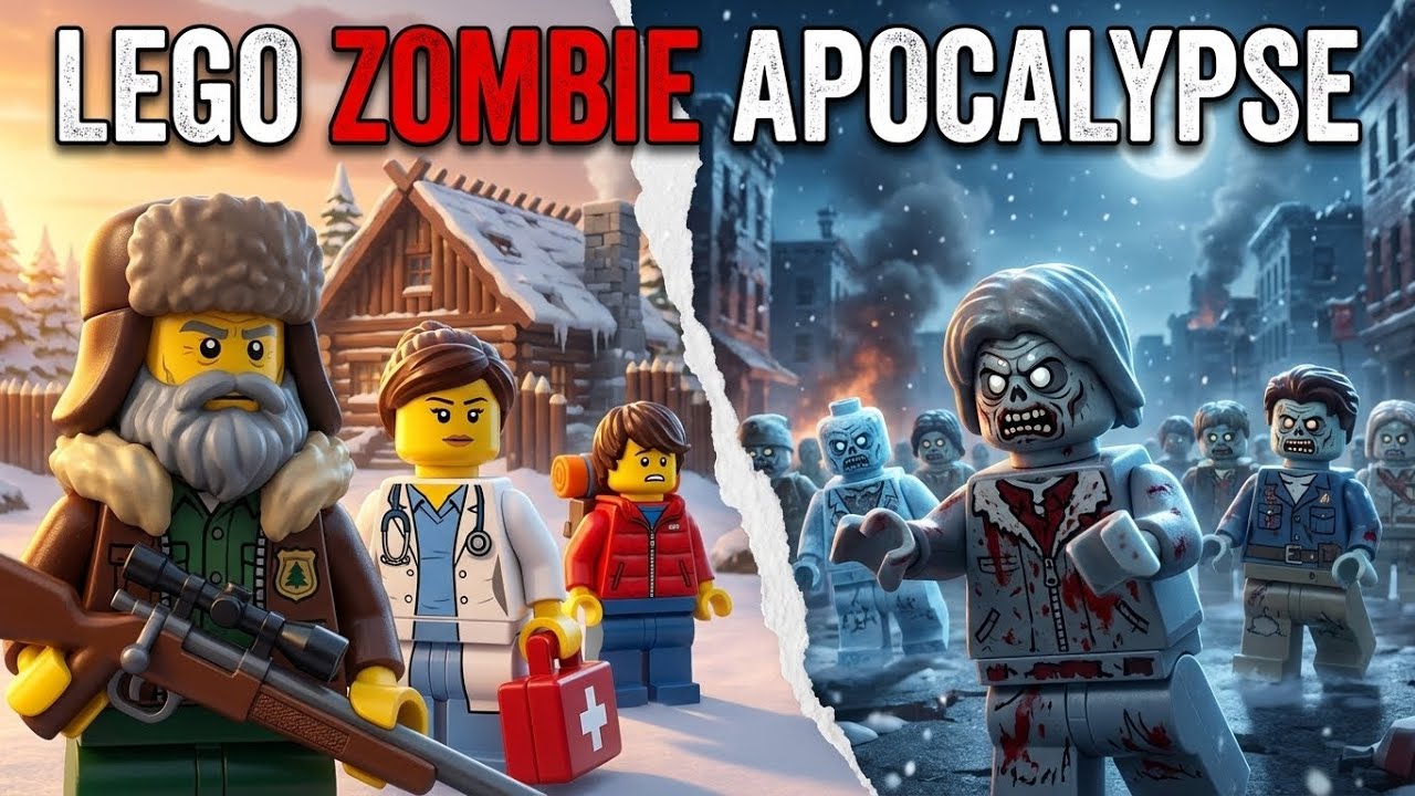 Zombie Apocalypse: Winter Of The Dead | LEGO Zombie Animation | Full ...