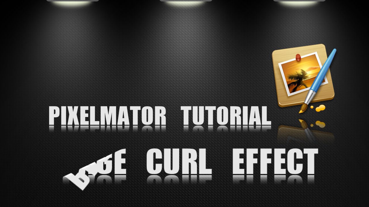 Pixelmator Tutorial | Page Curl Logo - YouTube