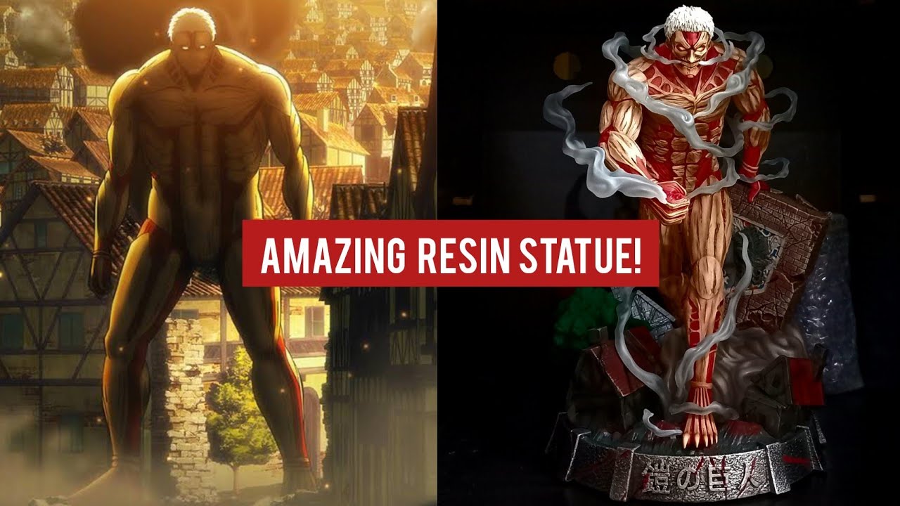 Armored Titan Giant Studio Resin Statue Unboxing and Review (Attack on ...