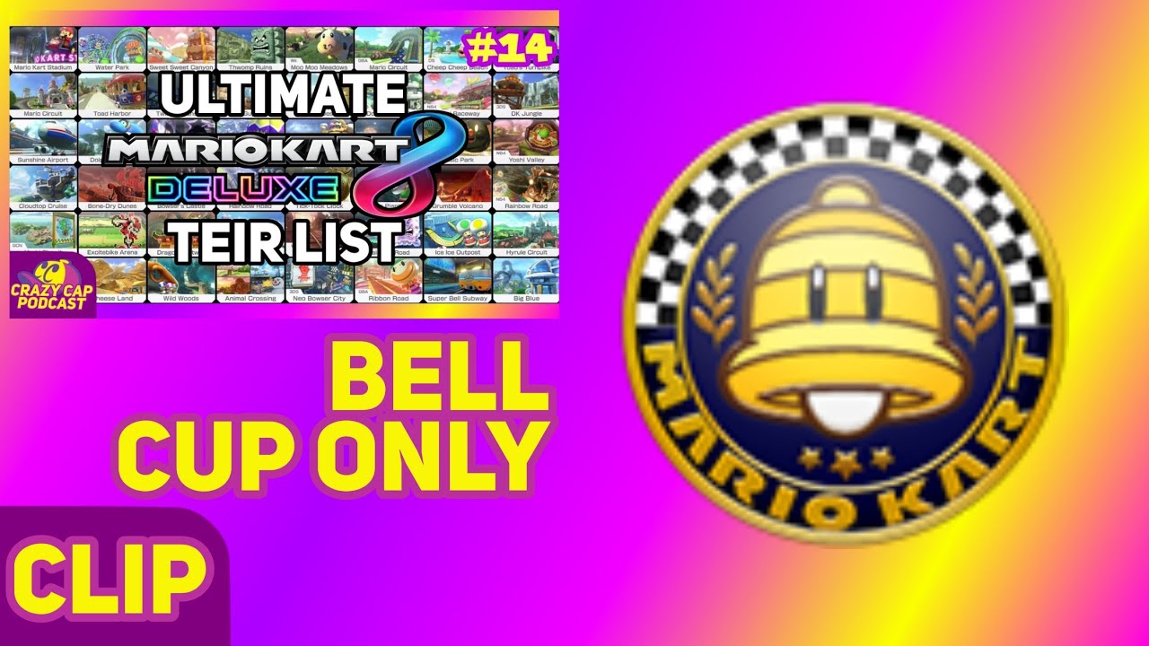 Crazy Cap Podcast Season 3 Clip: Mario Kart 8 Track Teir List [Bell Cup] - YouTube