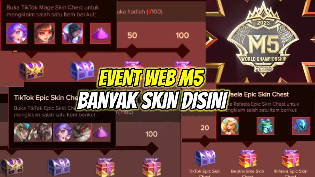 EVENT WEB M5, GILA ADA BANYAK BOX SKIN GRATISAN DARI SINI - M5 MOBILE ...