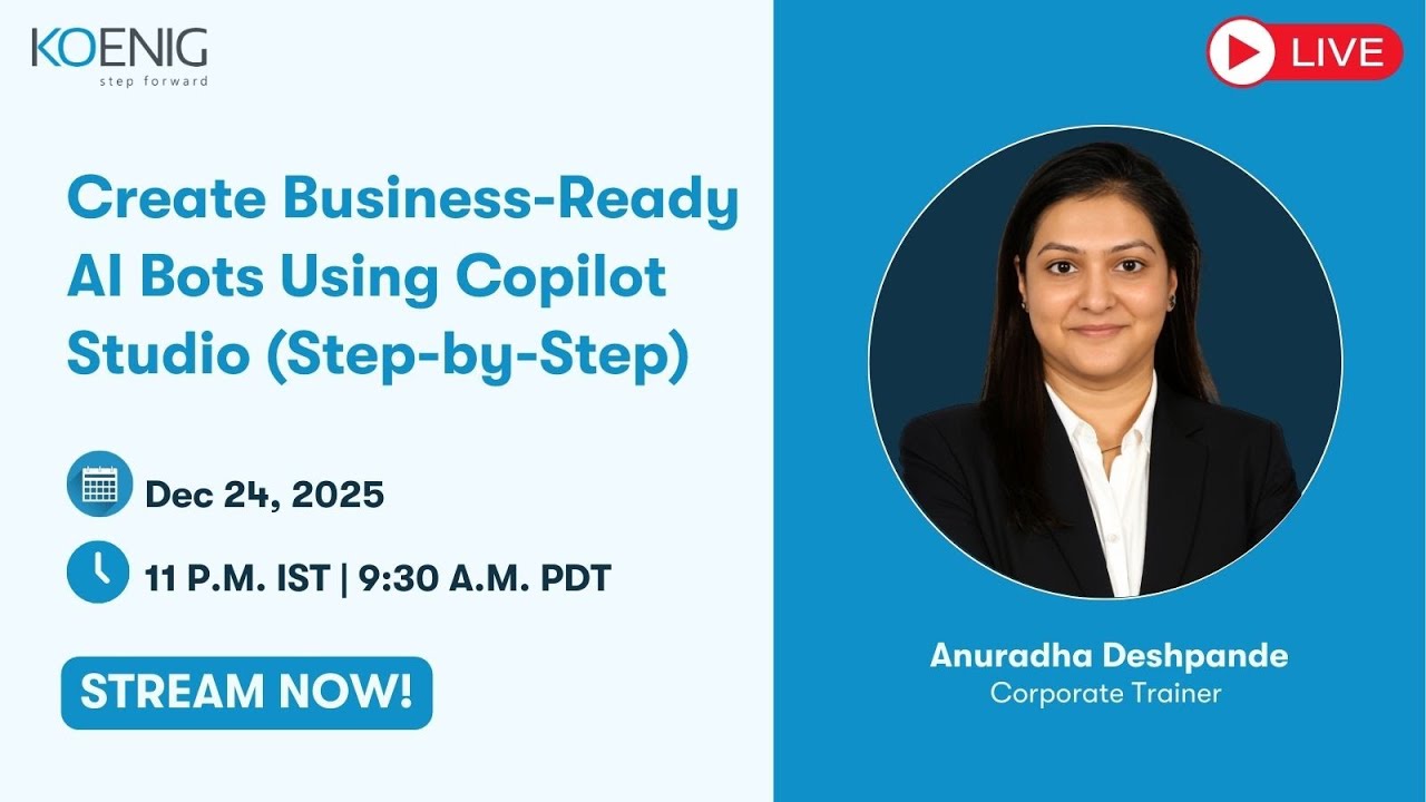 Create Business-Ready AI Bots Using Copilot Studio (Step-by-Step) - YouTube