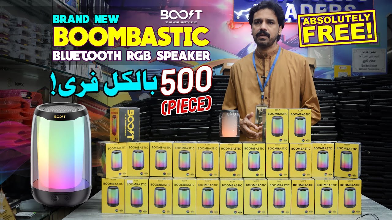 Boost Boombastic Bluetooth RGB Speaker Bilkul Free - YouTube