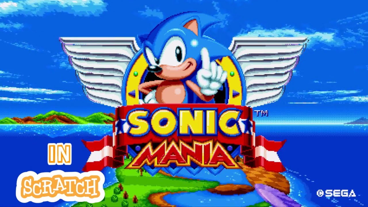 Sonic mania in scratch made by myself link in the description #scratch ...