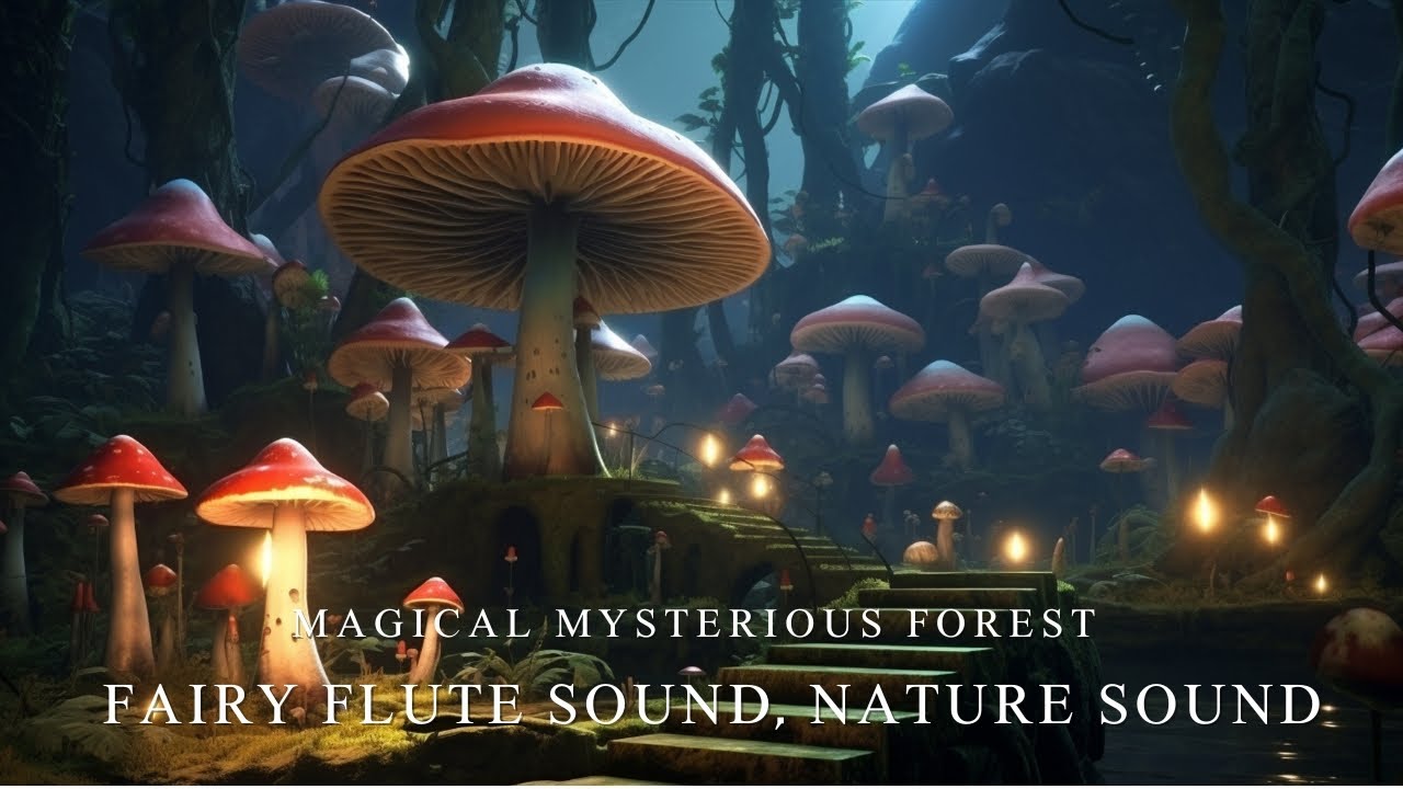 Magical Forest Ambience 🌲 Fairy Flute Sound, Nature Sound | 5 Hour ...