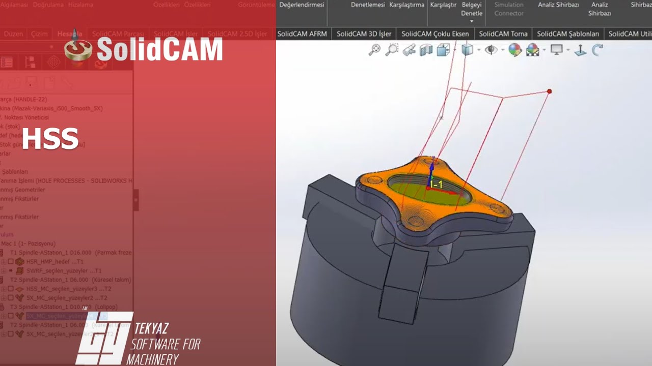SolidCAM HSS - YouTube