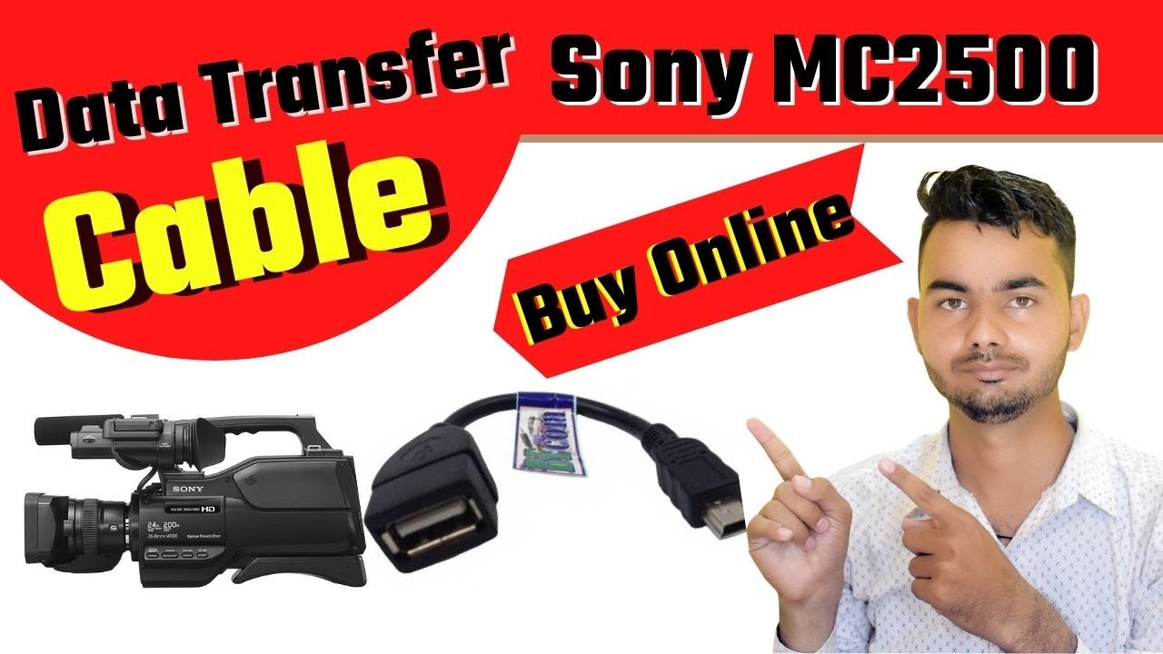 Sony MC2500 Data Transfer cable How To Buy Online |Tech Govind - YouTube