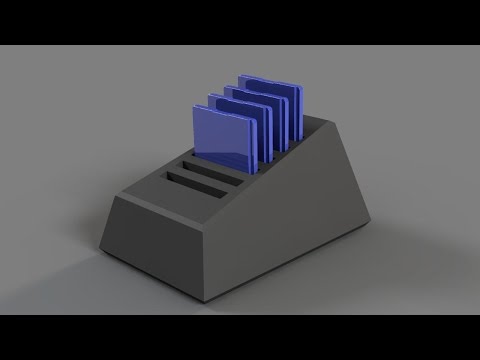 3D Printed SD Card Holder - Organize your SD Cards