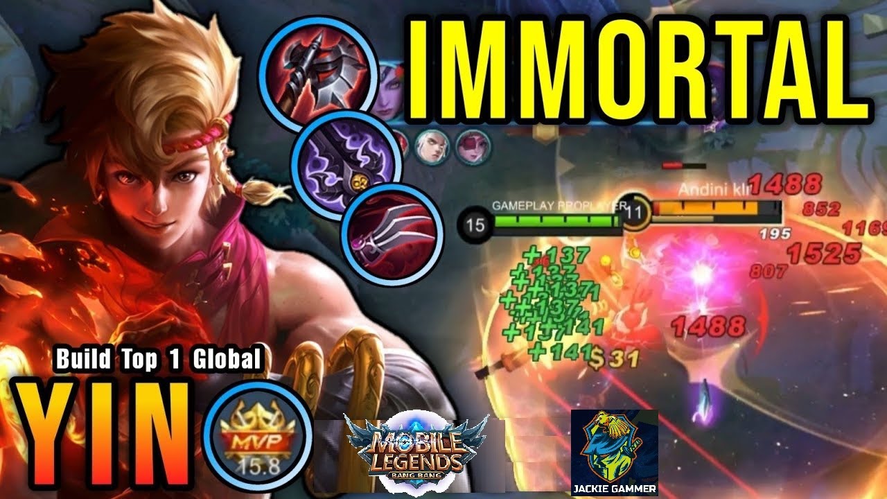 Yin Combo | Yin Critical Damage | Build Top 1 Global Yin | MLBB - YouTube