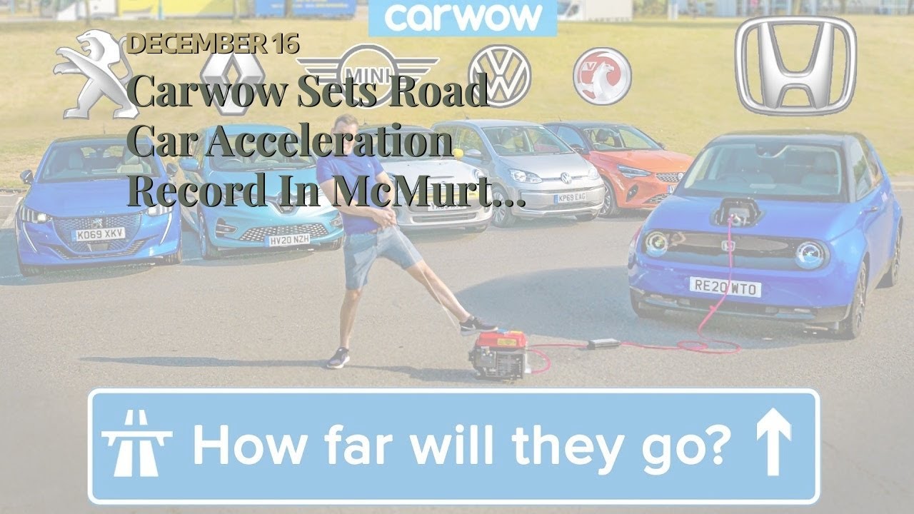 Carwow Sets Road Car Acceleration Record In McMurtry Spierling EV - YouTube