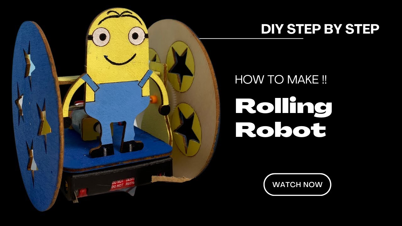 PR218 How to make Rolling Robot | MINION ROBOT DIY - YouTube