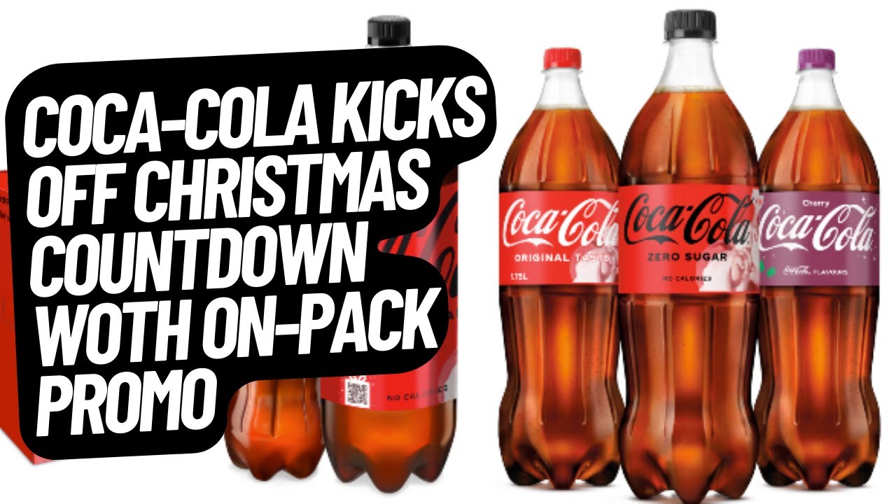 Coca-Cola kicks off Christmas countdown with on-pack promo - YouTube