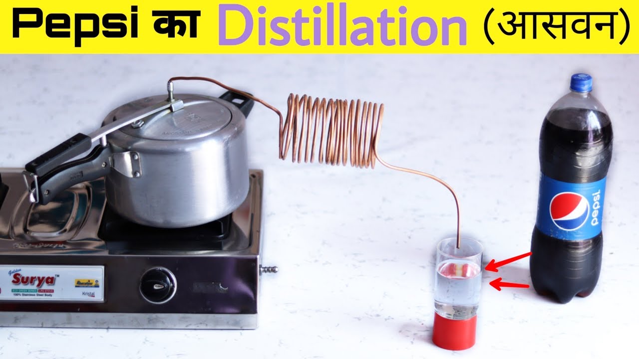 Distillation Of Pepsi / Coca Cola - Taste & Color Of Distilled Pepsi ...