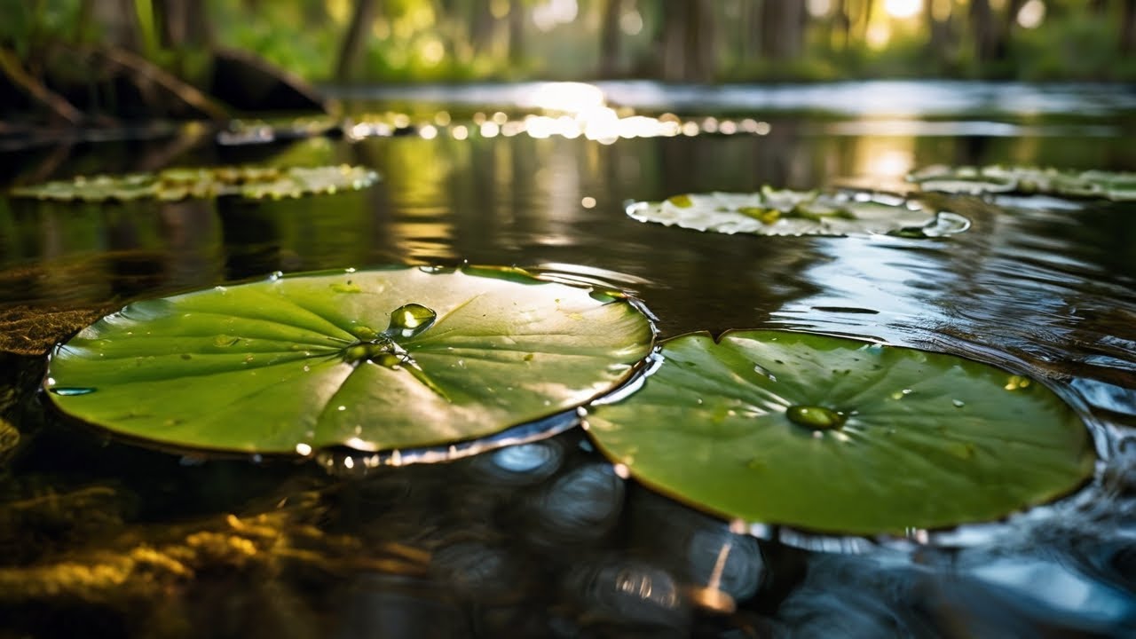 Meditative Swamp Ambience Natural Sounds for Relaxation & Focus 💚 - YouTube