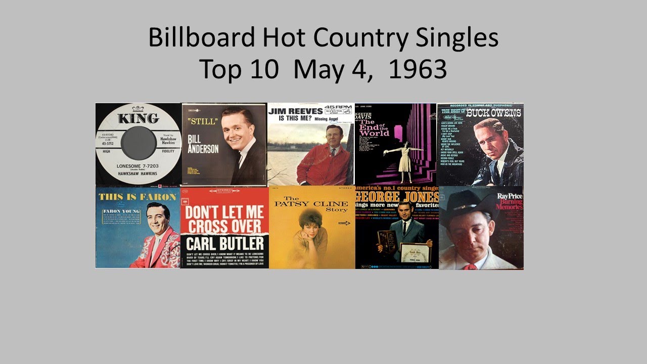 Billboard Top 10, Hot Country & Western Sides, May 4, 1963 - YouTube