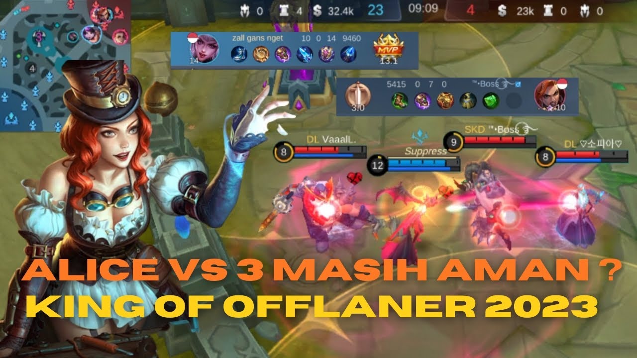 SO JAGO BANGET MASUK BASE MUSUH !! BUILD ALICE TERSAKIT DAN TERKUAT ...
