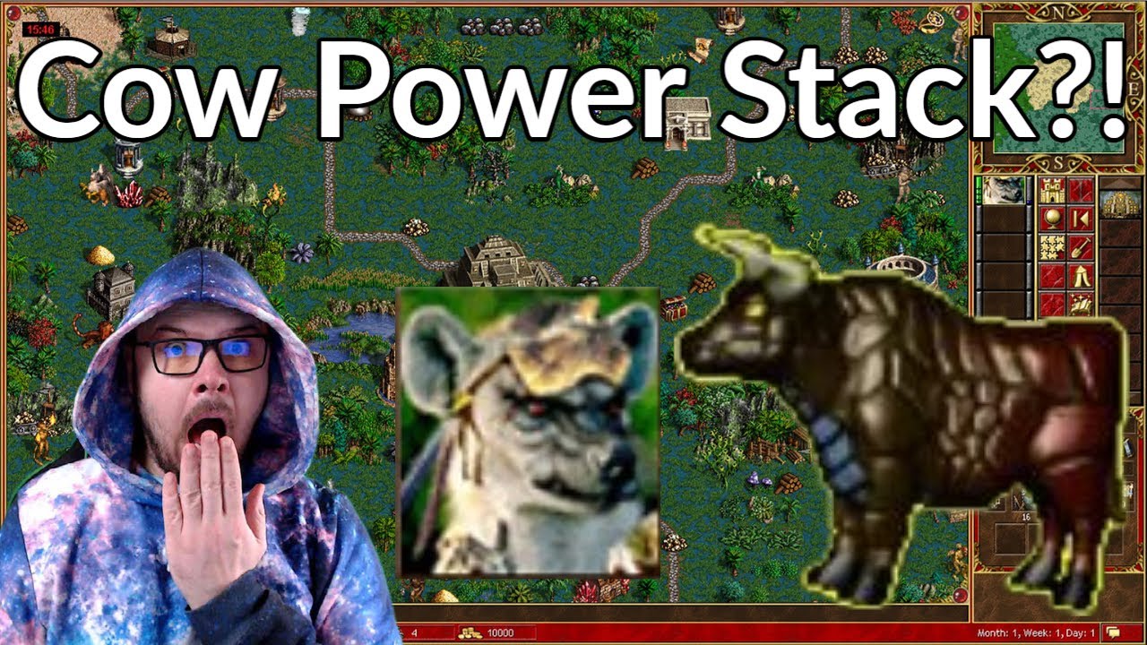 Cow Power Stack?! || Heroes 3 Fortress Gameplay || Jebus Cross || Alex ...