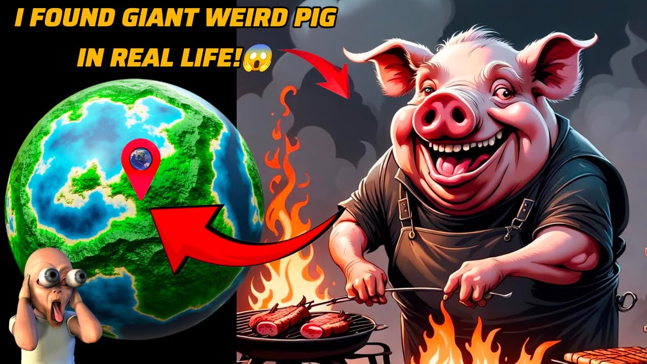 I Found Giant Weird Pig In Real Life on Google Earth and Google maps😱 ...