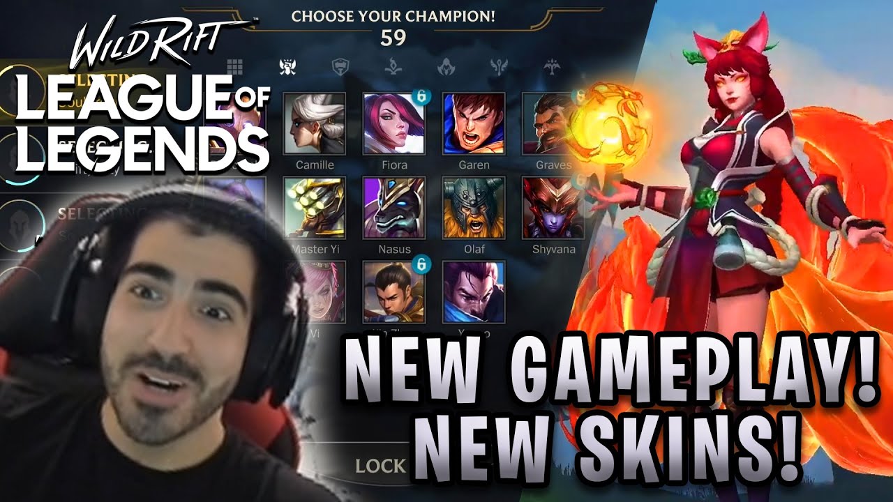 WILD RIFT LOOKS INSANE! NEW GAMEPLAY, RUNES & SKINS | League of Legends ...
