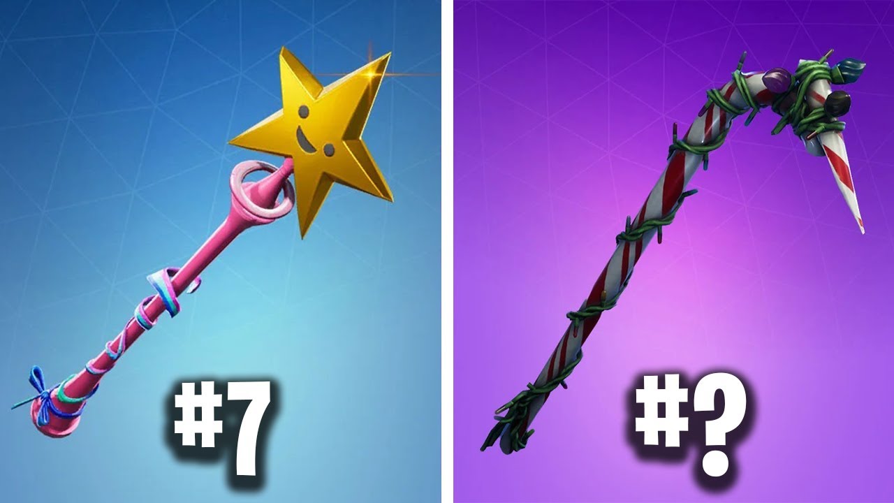 Top 10 Most Popular Fortnite Pickaxes - YouTube