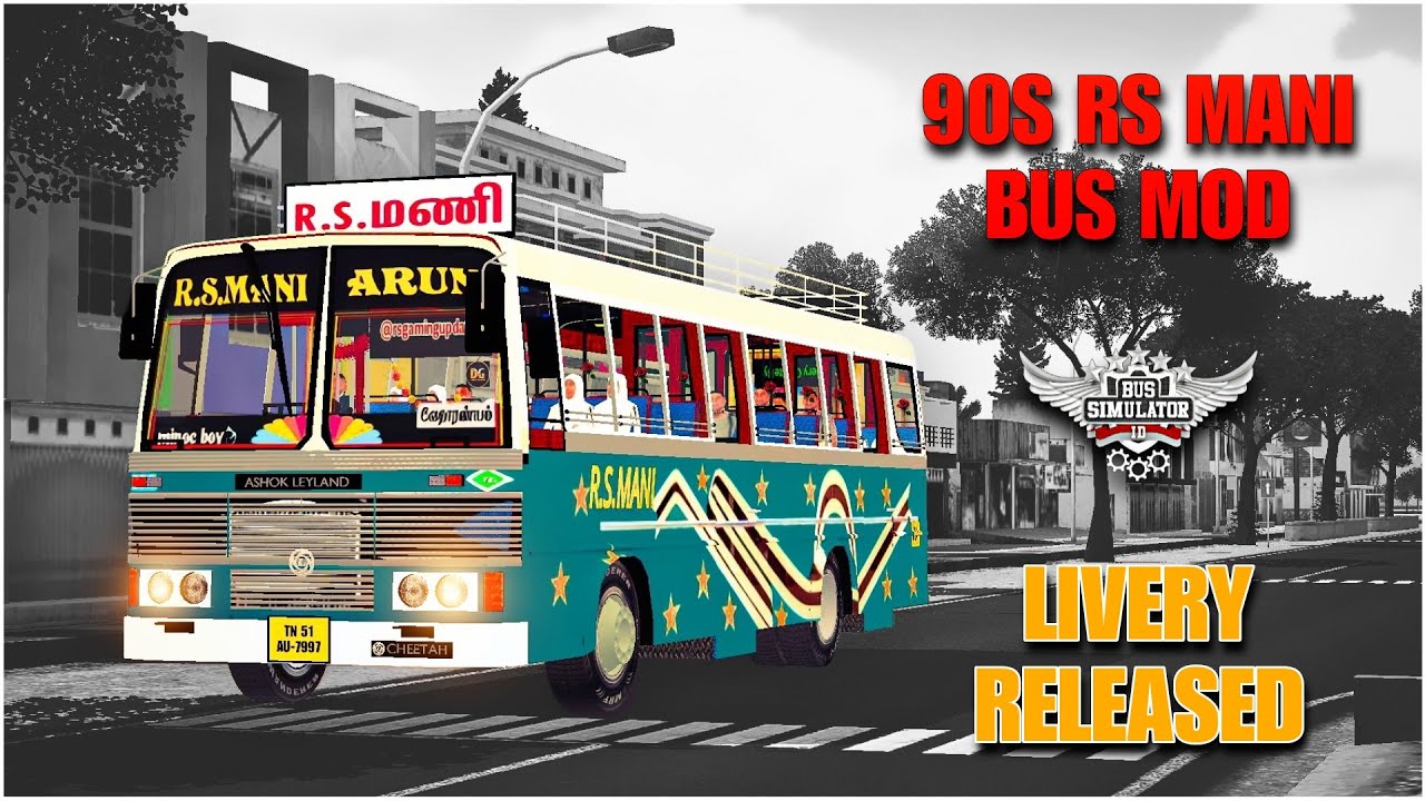 90S RS MANI Tn Bus Mod Livery Release Bussid#rsgamingupdates#bussid#bus ...