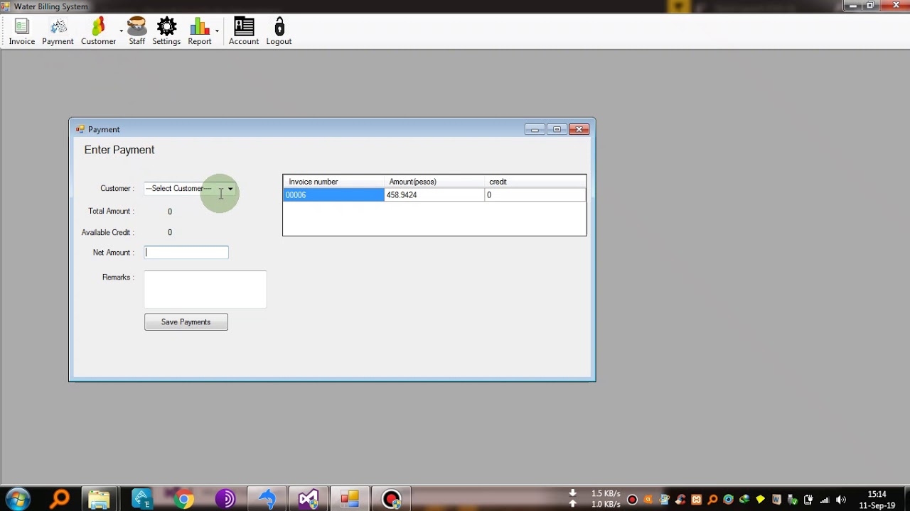 Water billing system - YouTube