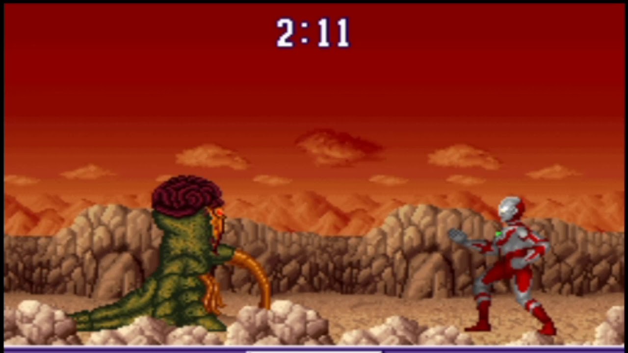 Ultraman vs Gudis (SNES) - YouTube