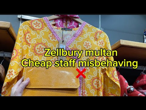 Zellbury Multan cheap staff🤬|ghtiya tareen staff members - YouTube
