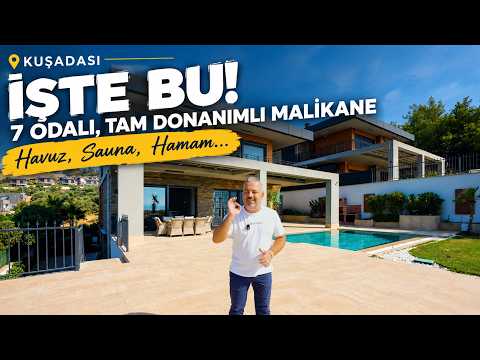 Soğucak’ta Kapanmaz Deniz Manzaralı Malikane! 7+1 | 524 m² Net | Havuz | Hamam - 682 m² Arsa