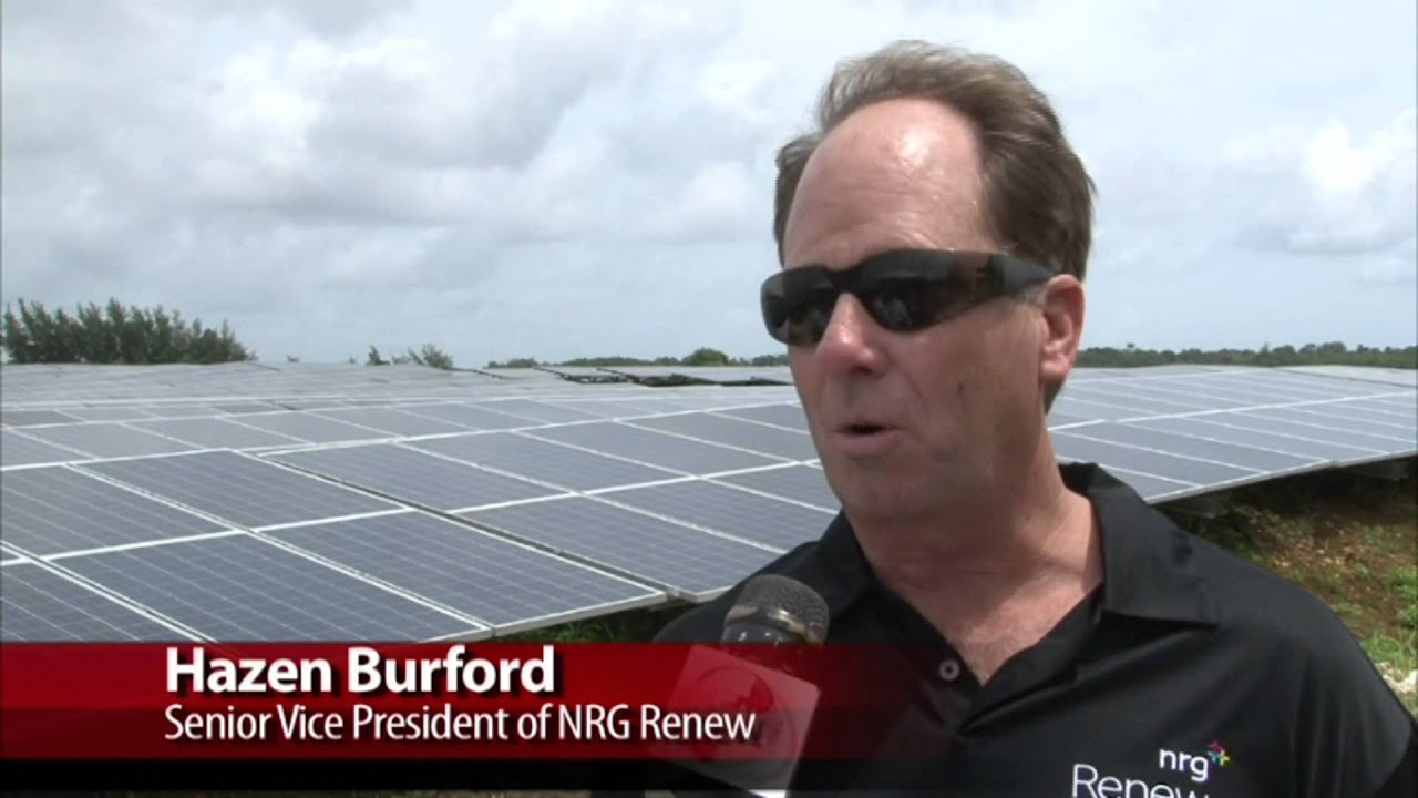 The First Ever Solar Farm Opens on Guam - YouTube