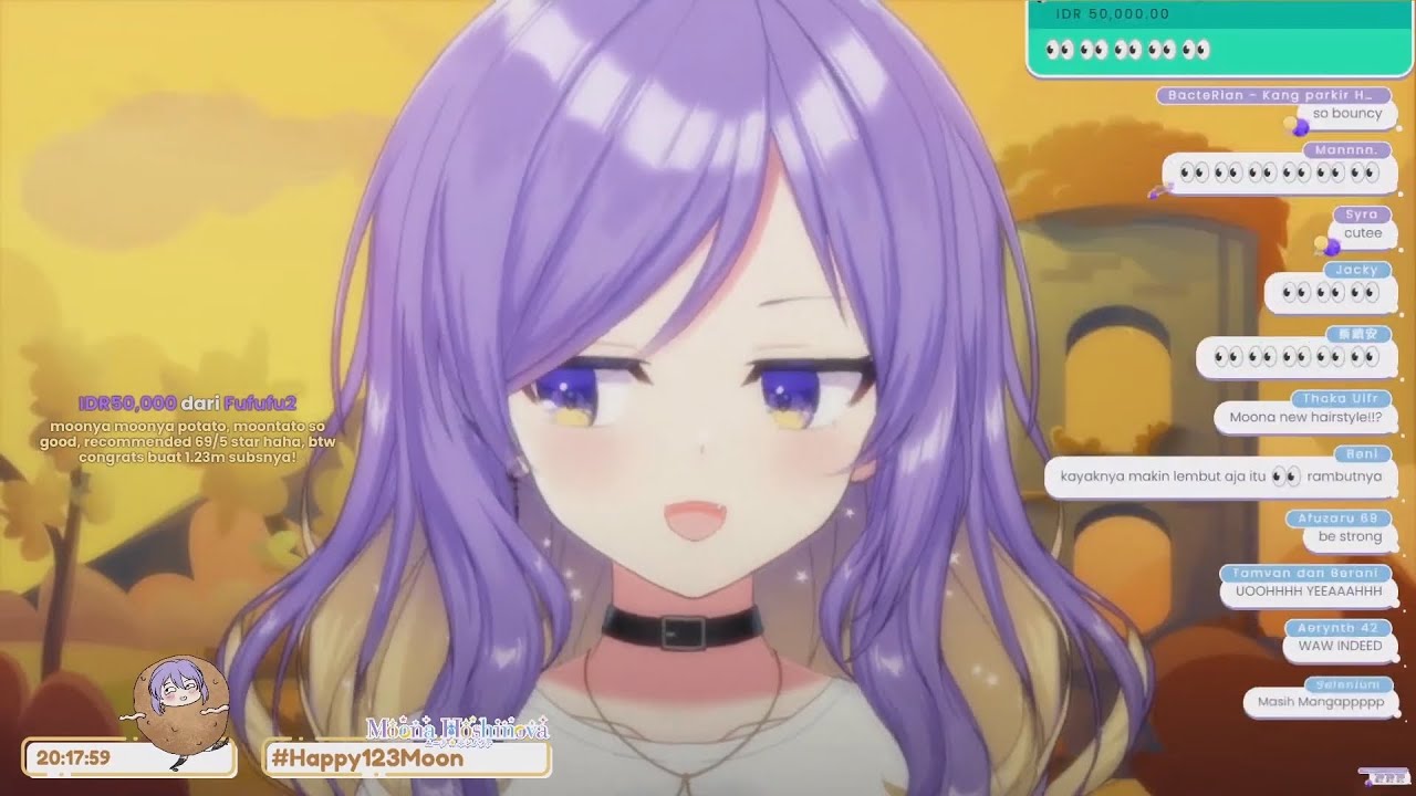 Look At My Hair / New Outfit 【Moona Hoshinova Hololive】 - YouTube