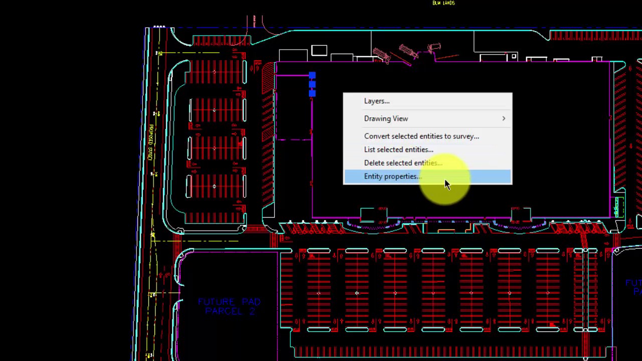 CAD View: Entity Properties - YouTube
